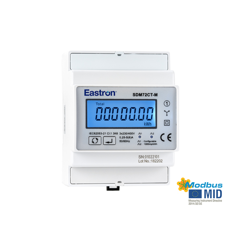 Three Phase CT Operated Din Mounted Electric Meters