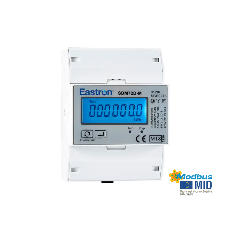 SDM72D-M-MID V2 Three Phase Electric Meter